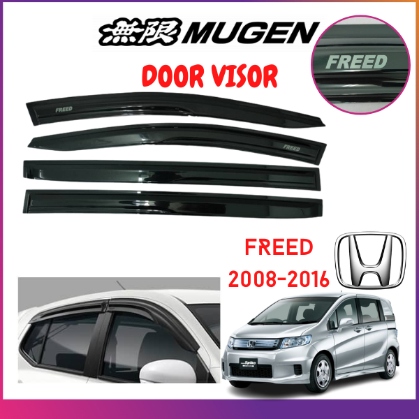 HONDA FREED 2008-2016 High Quality Mugen Door Visor Air Press Window ...