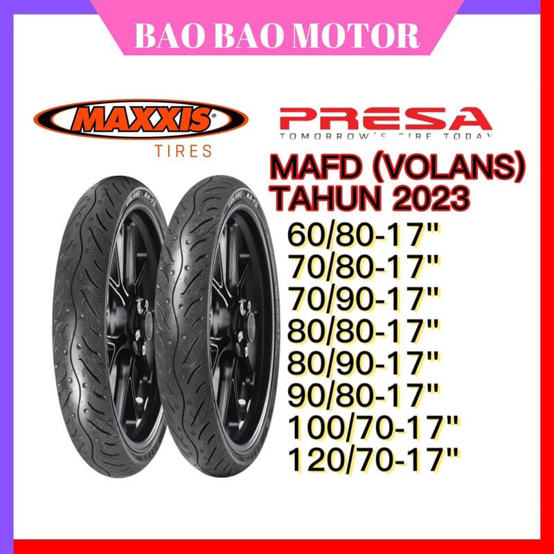 PRESA MAXXIS VOLANS MAFD BUNGA DOLPHIN 2023 FOR Y15 Y16 LC135 EX5 DREAM RS150 DIAMOND 70/90 80/ ...