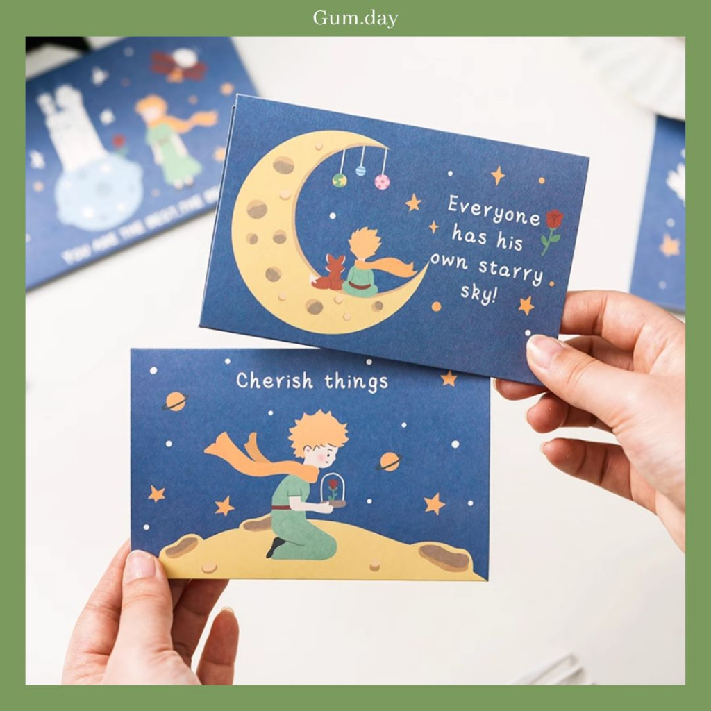 Mooncake card mid autumn 2025 Chinese New Year Little prince card ...