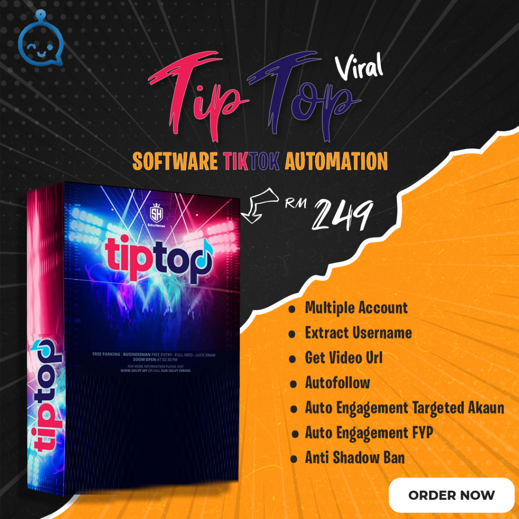 🔥 NEW 2025 🔥 TipTop Automation TikTok Folowers Marketing AUTOMASI IKLAN ...