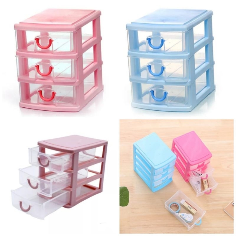 3 Lawyer Mini Drawer Storage Box/Bekas Laci Mini | Shopee Malaysia