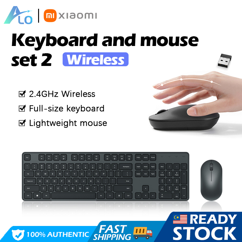 Xiaomi Wireless Keyboard Mouse Set 2 104 Keys Windows/Mac Compatible ...
