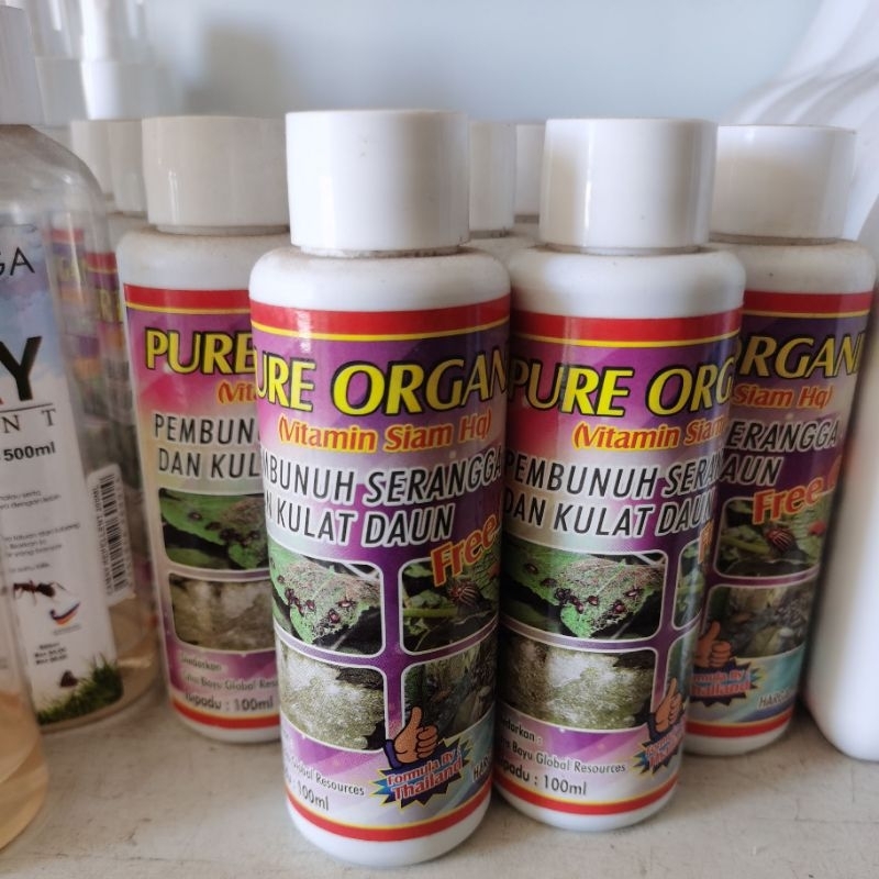 CLEAR STOK RACUN SERANGGA DAN KULAT ORGANIK 100ML | Shopee Malaysia