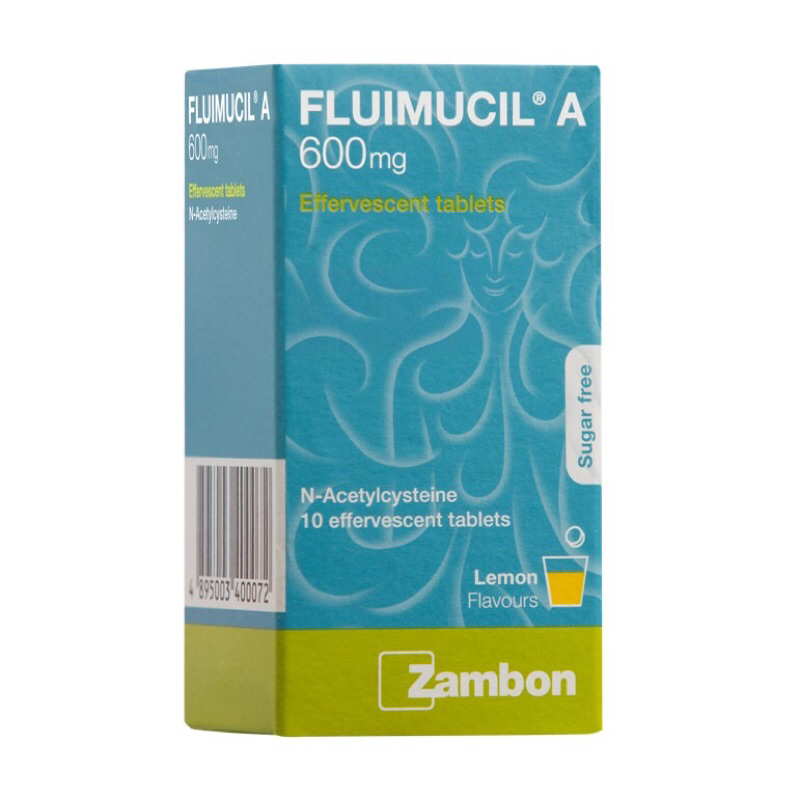 Fluimucil (N-Acetylcysteine) 600mg Effervescent Tabs 10s | Shopee Malaysia