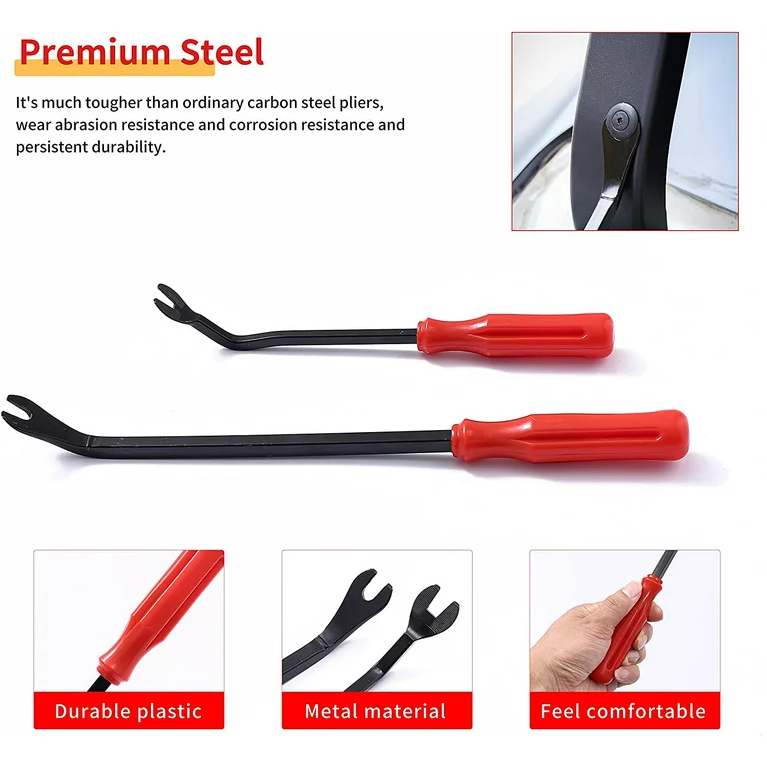 Clip Remover Plier Car Bumper Panel Klip Spanner Fastener Repair Kit ...