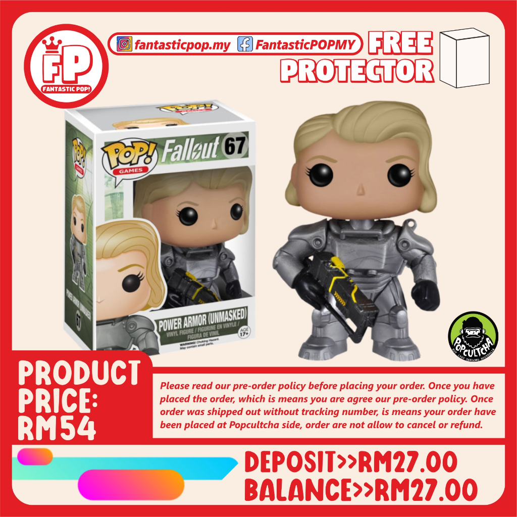 [PO] [POPCULTCHA ORDER] Funko POP ! Games - Fallout - Power Armor ...