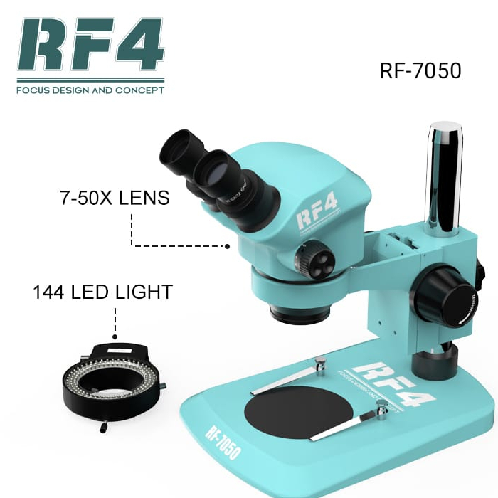 RF4 RF7050 Continuous Zoom Stereo Industrial Microscope | Shopee Malaysia