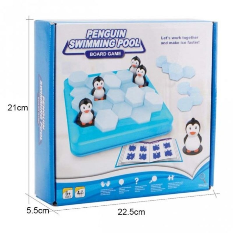 Penguins Swimming Pool board game | Shopee Malaysia