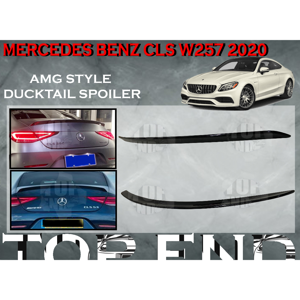 MERCEDES BENZ CLS-CLASS W257 2020 AMG STYLE REAR TRUNK SPOILER DUCKTAIL ...