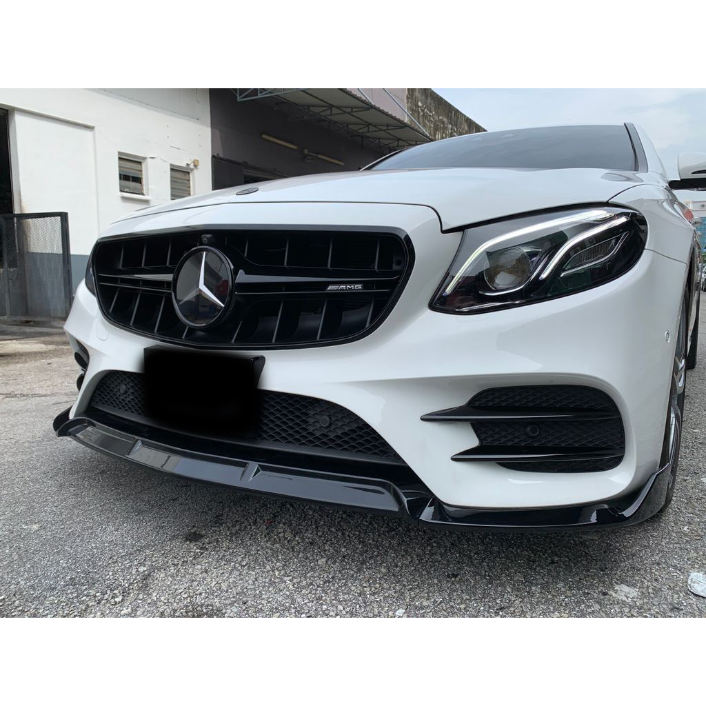 MERCEDES BENZ BRABUS FRONT LIP W205 W213 W117 X253 V177 C E GLA A CLA ...