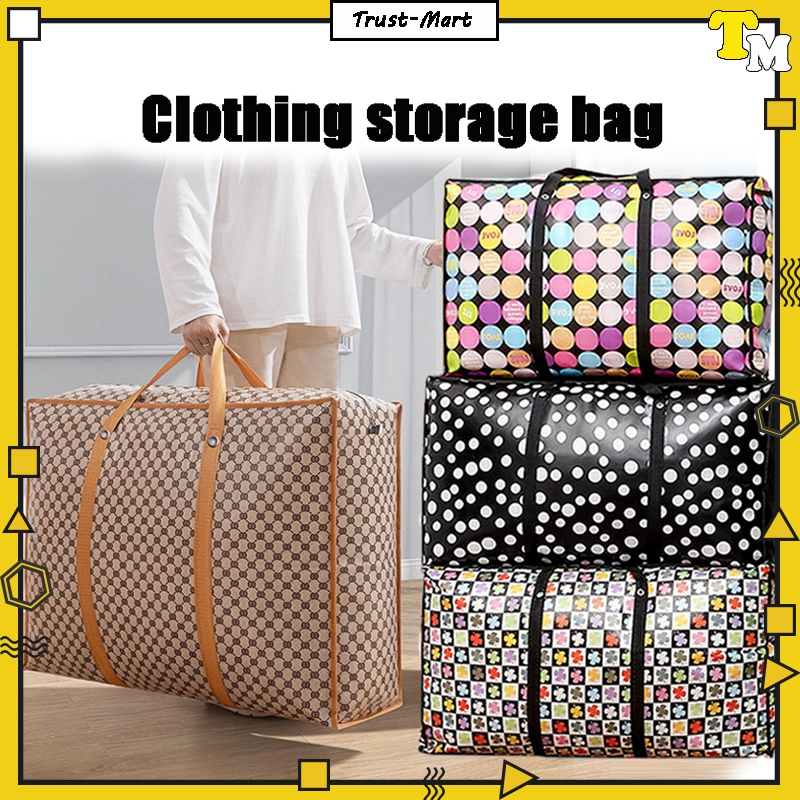 Beg Guni Besar Berzip Plastic Balik Kampung Storage Beg Laundry Beg ...
