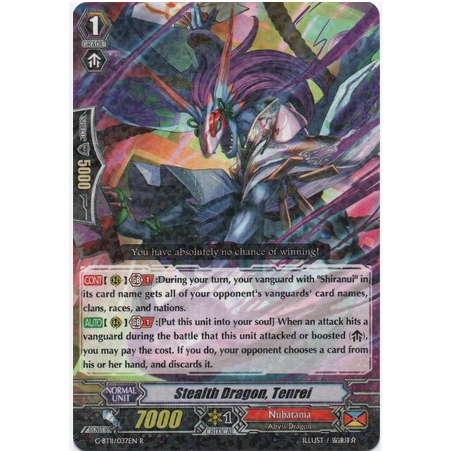 Stealth Dragon, Tenrei G-BT11/037 (R) | Shopee Malaysia