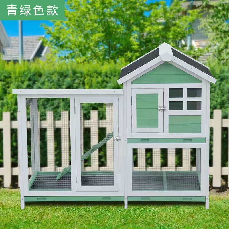 Waterproof Rabbit Cage Bunny Pigeon Chicken Coops Pet Cat Dog House ...