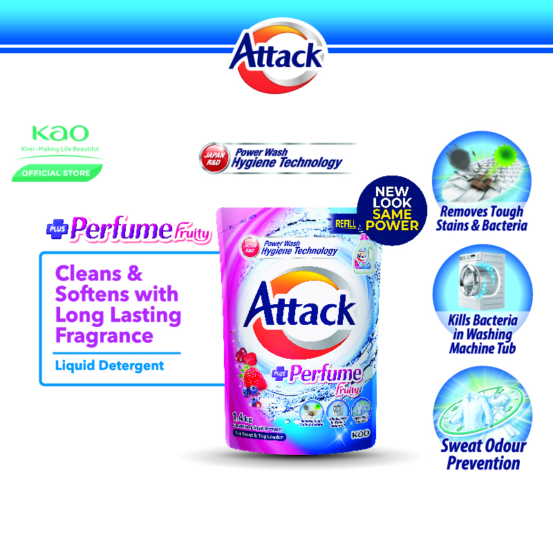 ATTACK Liquid Perfume Detergent Fruity (LATPJ) - 1.4kg | Shopee Malaysia
