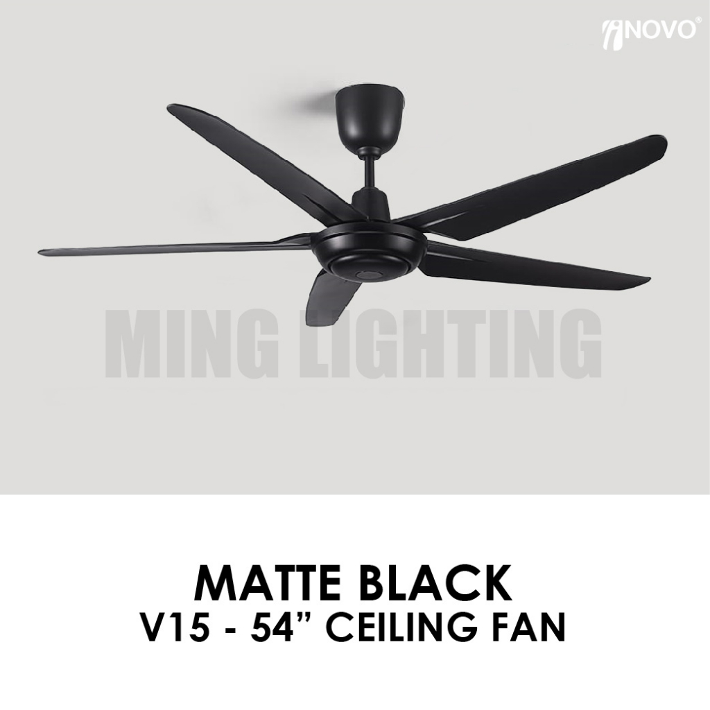 INOVO V15 54'' Ceiling Fan 5 ABS Blades Remote Control 1370mm DC Motor ...