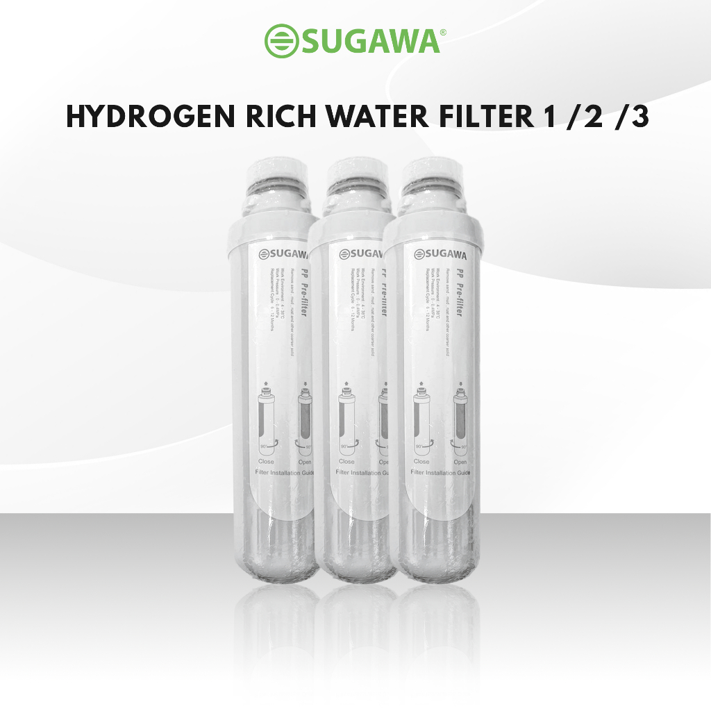 SUGAWA®️ Hydrogen Rich Water Filter1,2,3 - SWF-100A / SWF-800A | Shopee ...