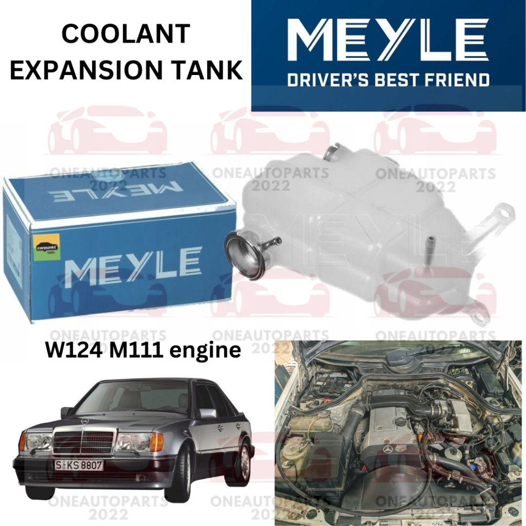 MEYLE GERMANY COOLANT EXPANSION TANK MERCEDES BENZ W124 200E E200 E220 230E 260E E280 W201 190E ...