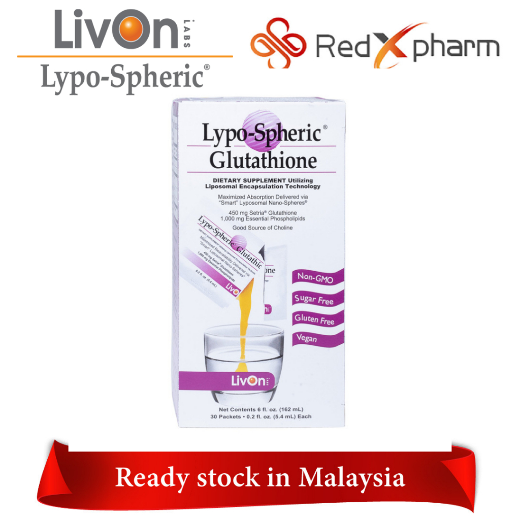 Livon Liposomal Lypo-Spheric Glutathione 30s (Ready Stock) | Shopee ...