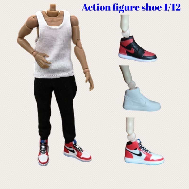 Action Figure shoe 1/12 / Sport shoe 1/12 | Shopee Malaysia