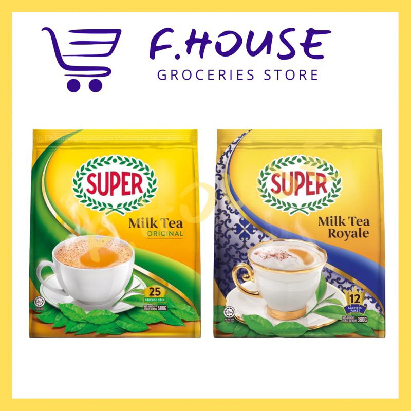 Super Milk Tea Original (20gX25’s)/ Milk Tea Royale (30gX12’s) | Shopee ...