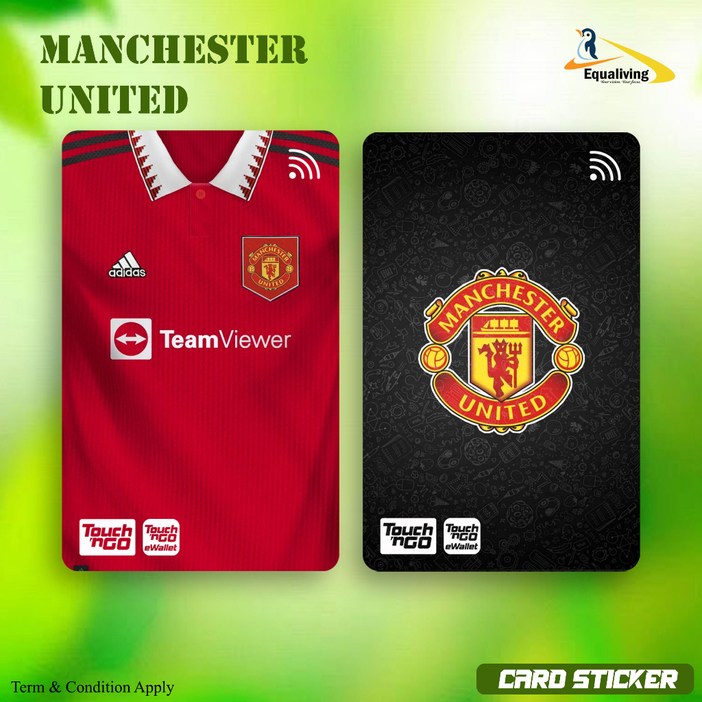 [Premier League] Manchester United F.C. - Touch n Go Card Sticker Cover ...