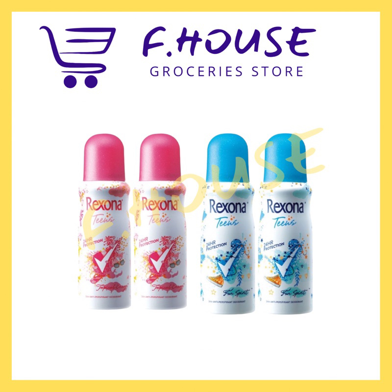 Rexona Deodorant Spray Teens Fun Spirit / Tropical Energy(102ml X 2’s ...