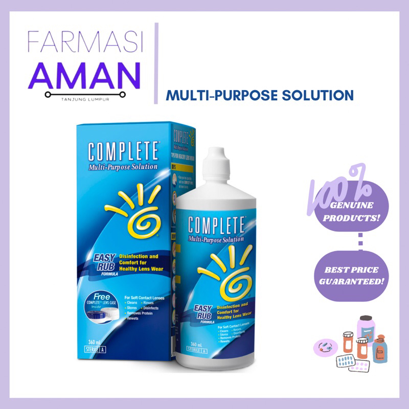 Complete Multi-Purpose Solution 360ml | Shopee Malaysia