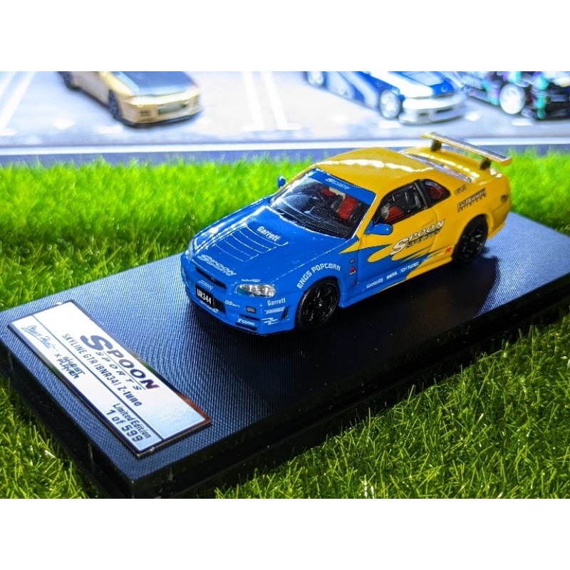 Stance Hunters X Ghost Player Nissan Skyline R34 Spoon (Limited edition ...