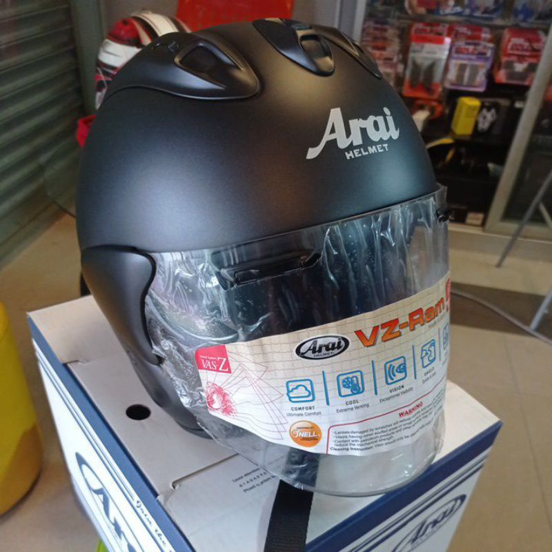 Arai VZ-Ram VZram open Face original Japan flat black | Shopee Malaysia