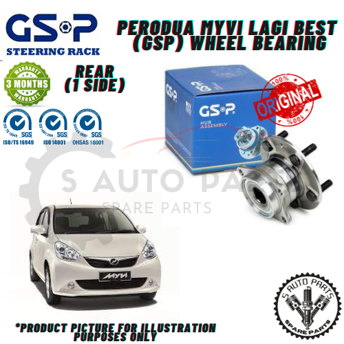 PERODUA MYVI LAGI BEST / PERODUA ALZA 1.5 100% ORIGINAL (GSP) WHEEL ...