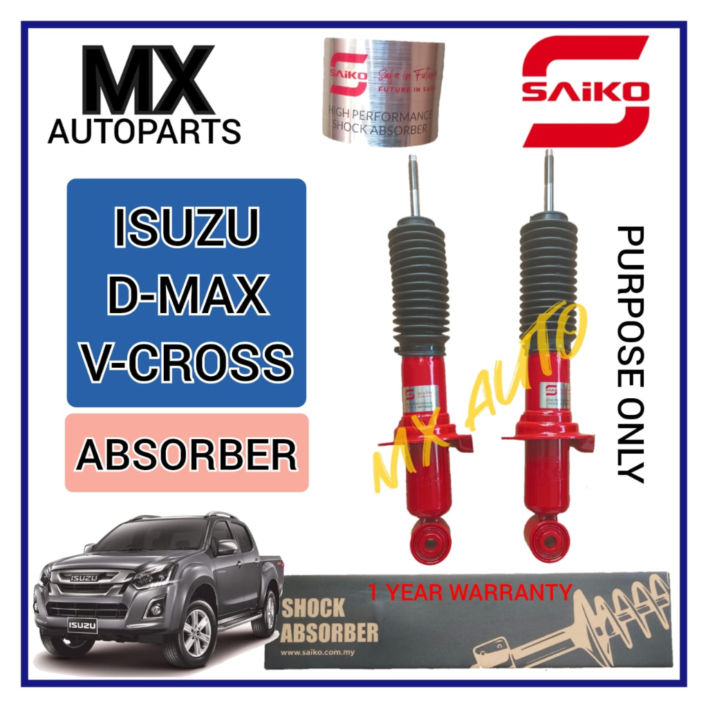 SAIKO ABSORBER HEAVY DUTY ISUZU DMAX D-MAX V-CROSS FRONT OR REAR ...