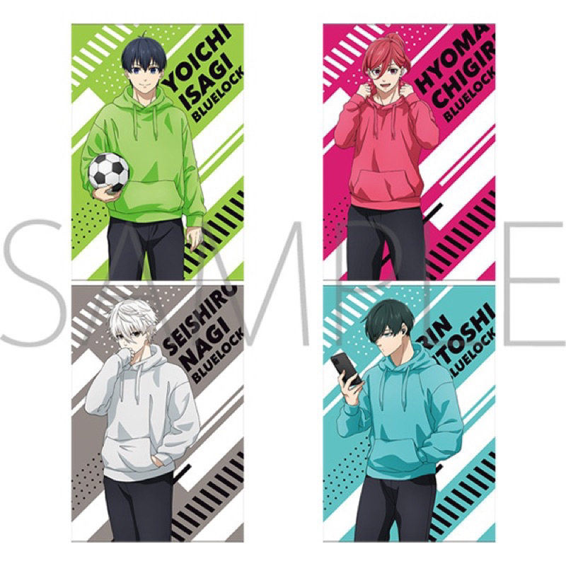 Blue Lock Kodansha postcard card anime Yoichi Isagi Hyoma Chigiri ...