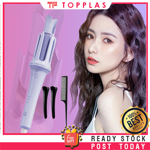 Automatic Iron Ceramic Hair Curler 32mm Auto Pengeriting Rambut Hair ...