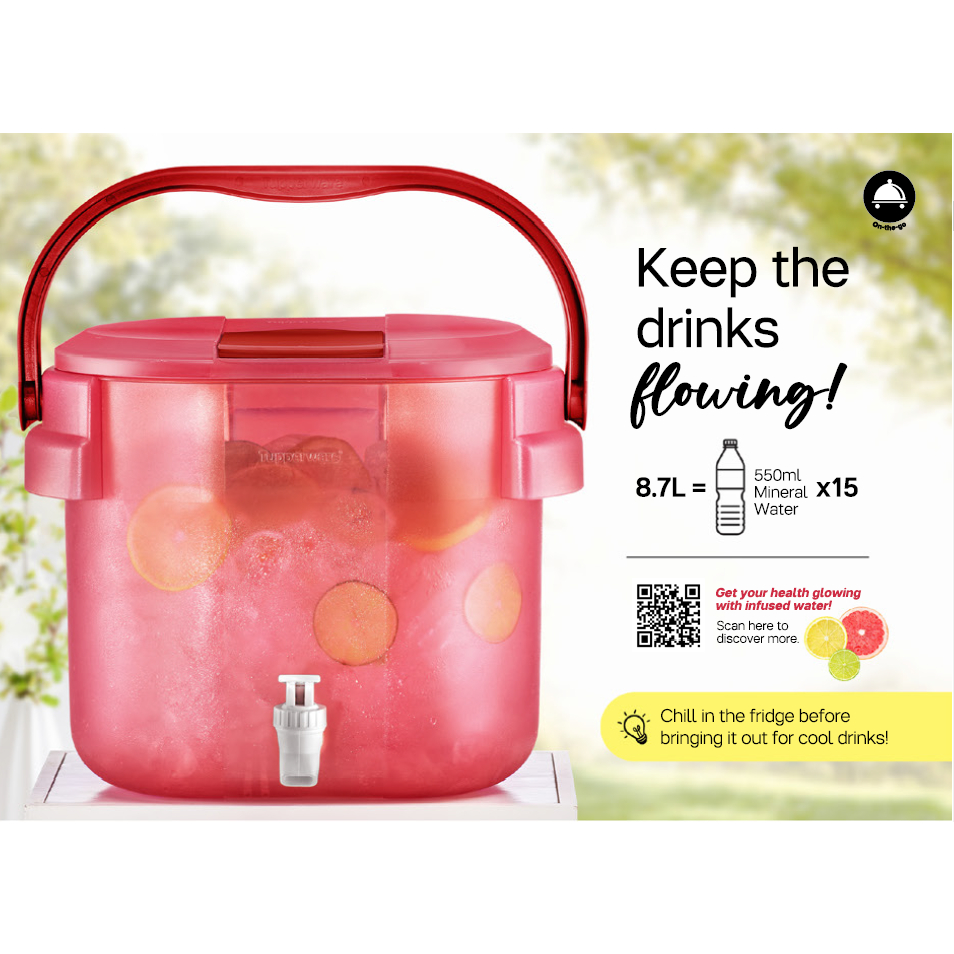 Tupperware Outdoor Cooler (1) 8.7L (New) | Shopee Malaysia