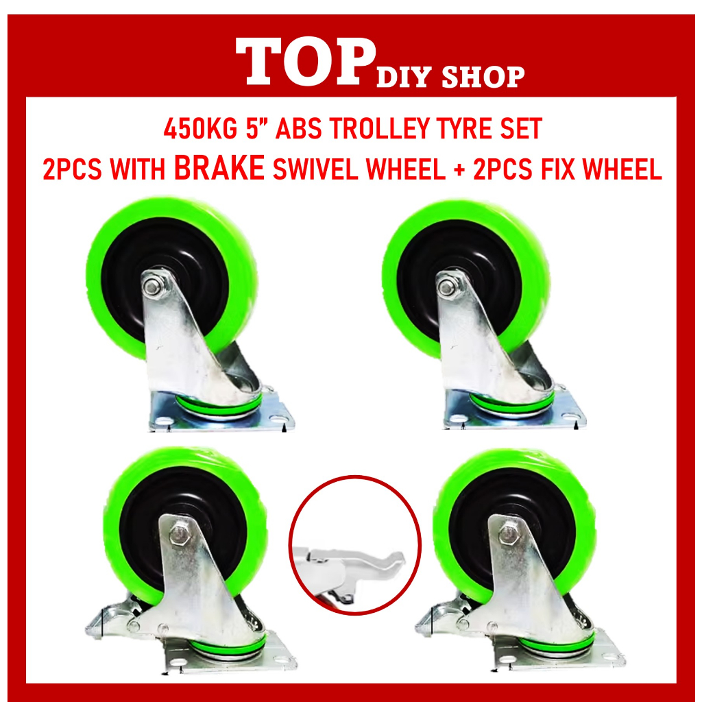 Foldable Trolley Replacement Spare Part Heavy Duty Trolley Wheels ...