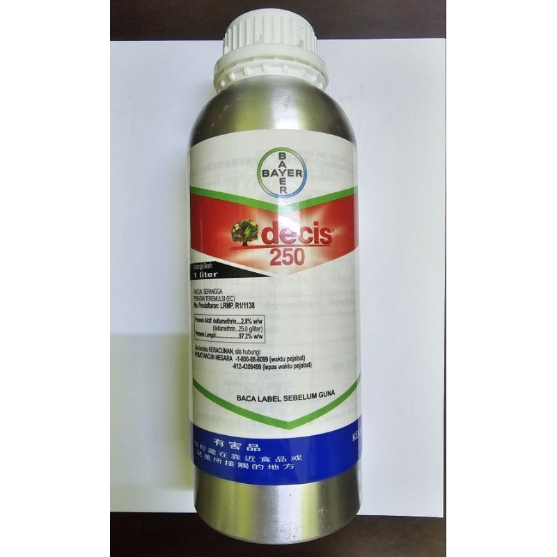 DECIS 250 1LIT BAYER deltamethrin 2.8% | Shopee Malaysia