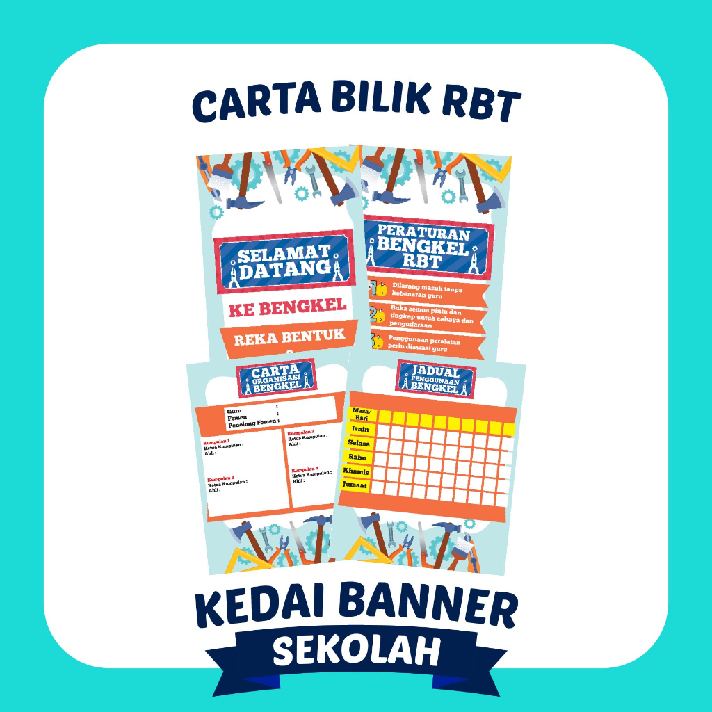 Carta Bilik RBT | Keceriaan Bilik RBT | Keceriaan Bilik Khas | Shopee ...