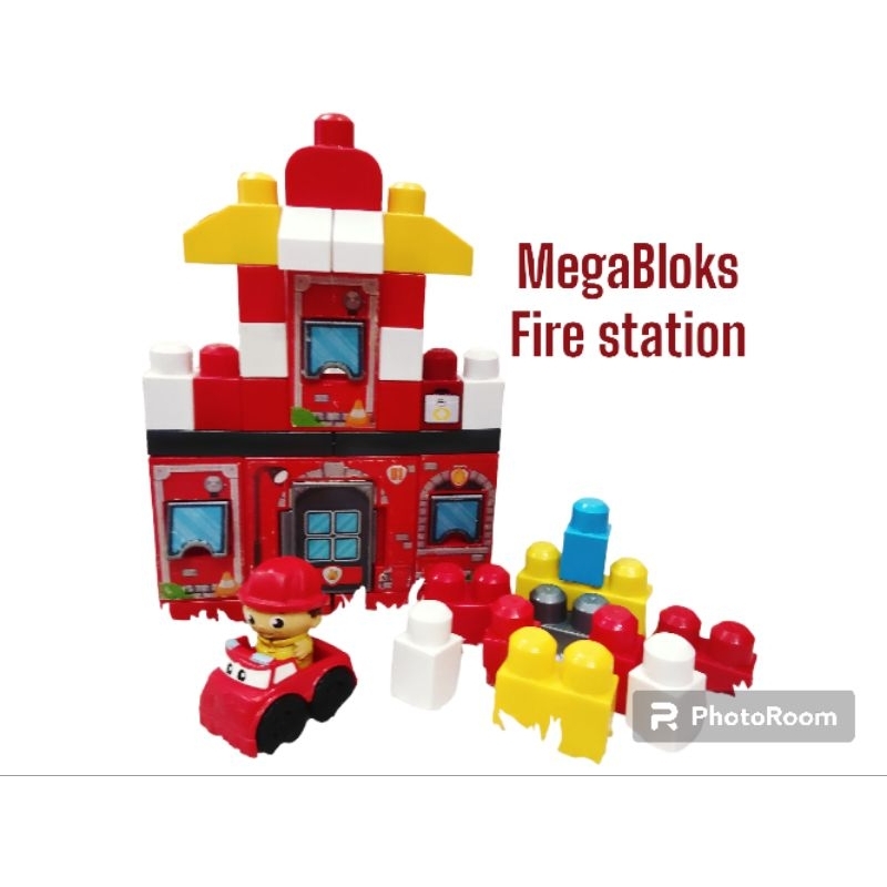 Mega Bloks fire station set | Shopee Malaysia