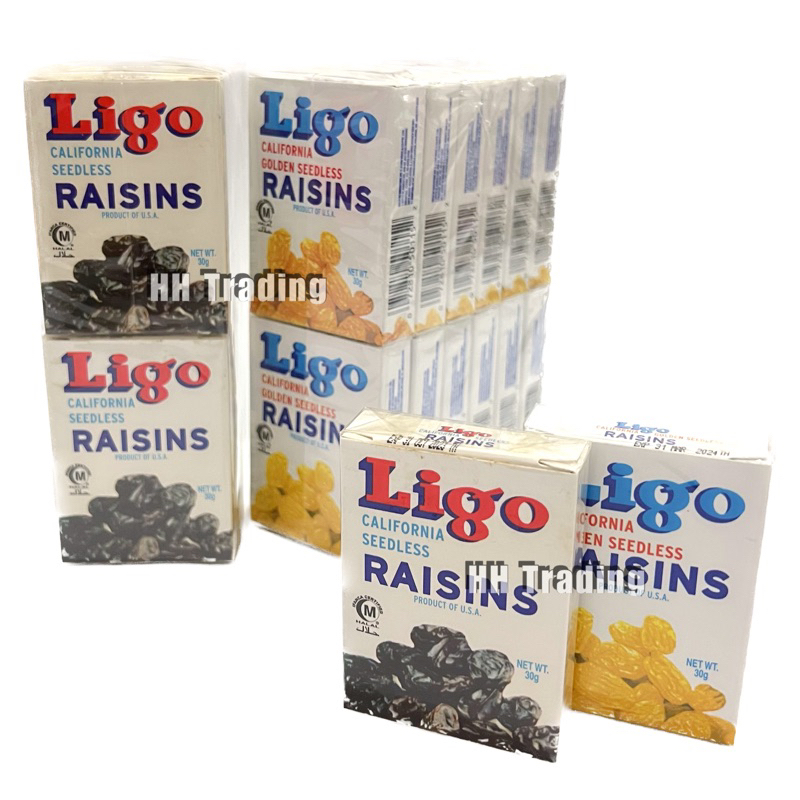 30g x 12’s LIGO CALIFORNIA SEEDLESS RAISINS / GOLDEN SEEDLESS RAISINS ...