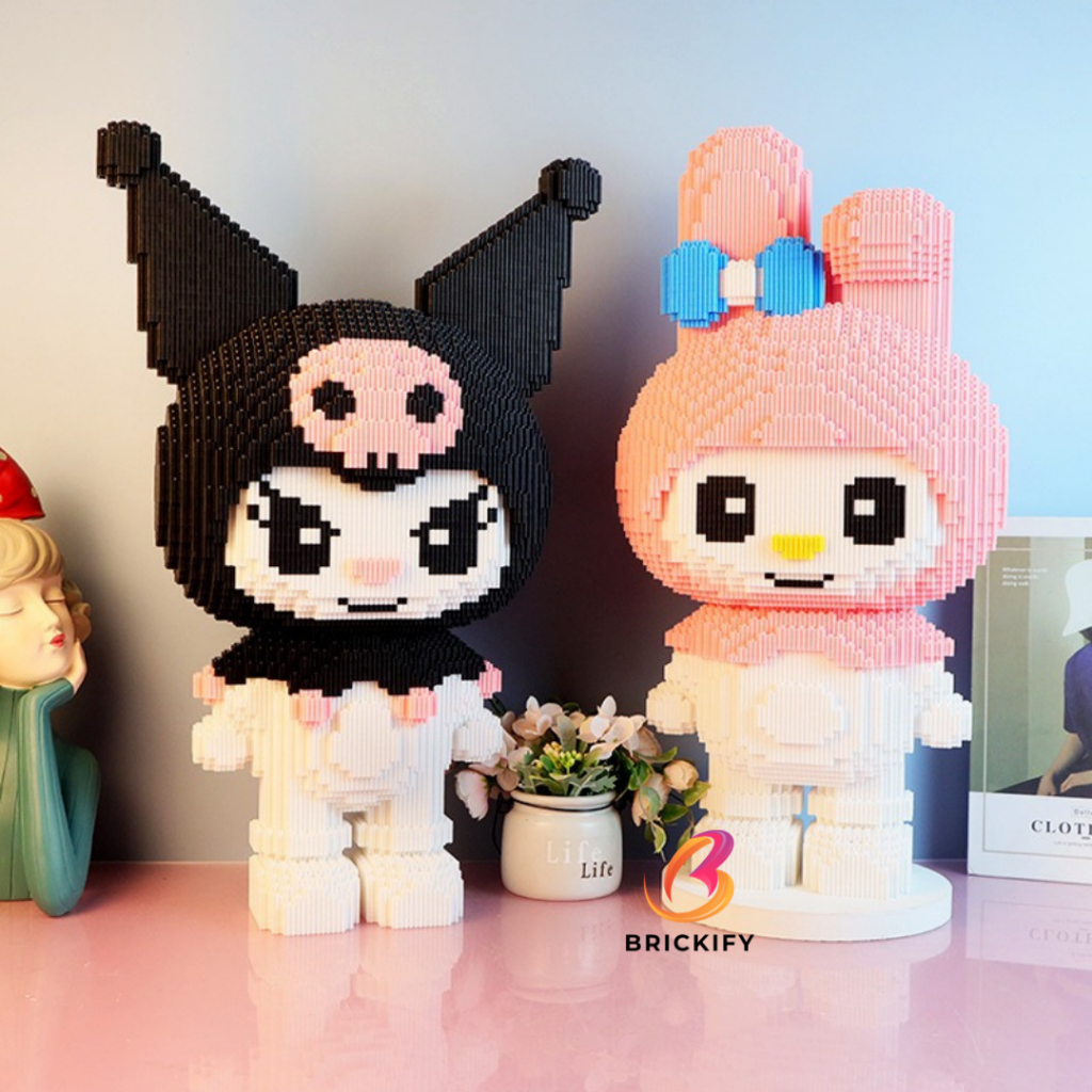 52cm Sanrio Series Kuromi Melody Building Block Gift Decoration ...