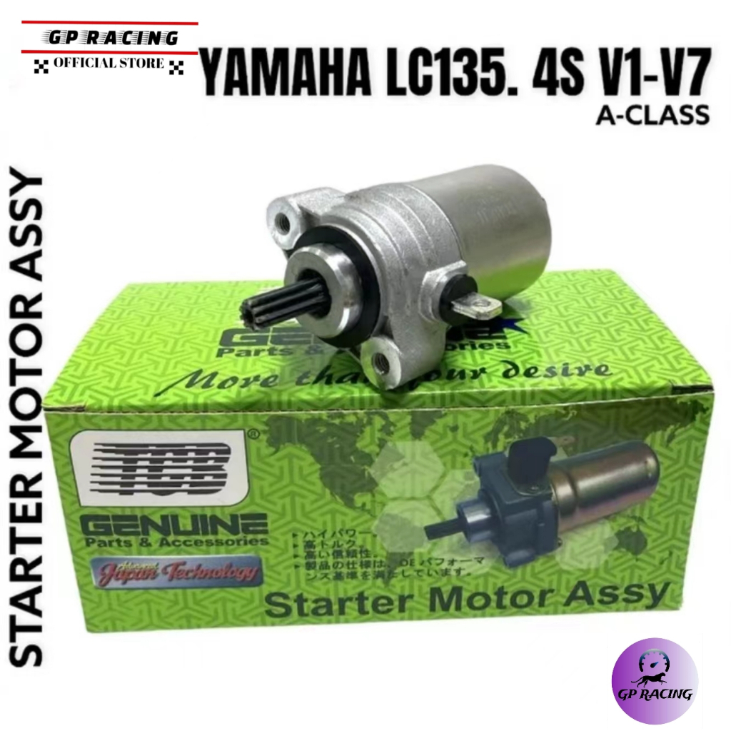 STARTER MOTOR LC135 4S V1-V7 (5S TAK SAMA) TCB ASSY A-CLASS "GP RACING" | Shopee Malaysia