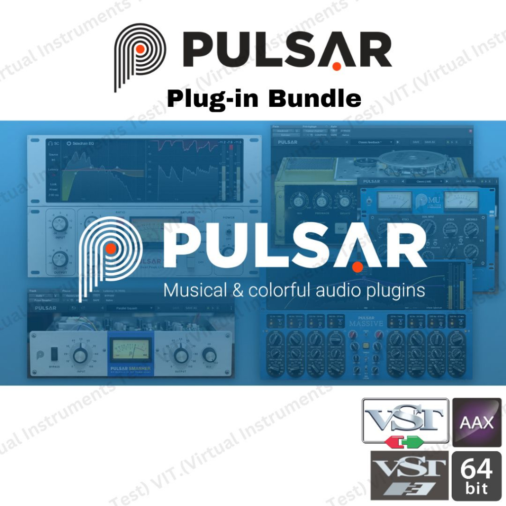 Plugins Bundle v2023.08 VST, VST3, AAX x64 | Pulsar Audio (Win) Mixing | Shopee Malaysia
