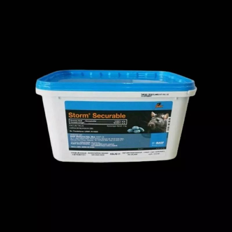 BASF STORM SECURABLE® (re-pack 100g) RACUN TIKUS RAT BAIT POISON PEST ...