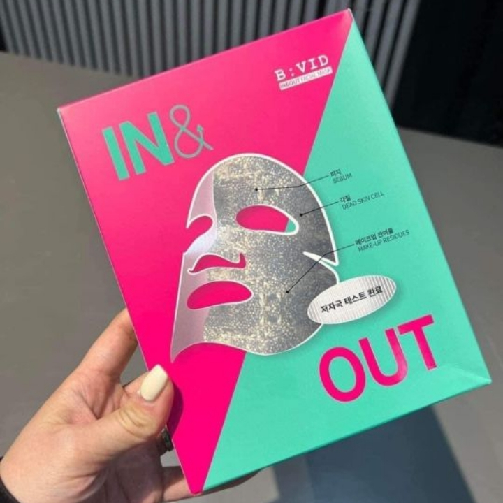 现货！B:VID In & Out Facial Mask 5ea 清洁面膜 清粉刺面膜 Bvid | Shopee Malaysia