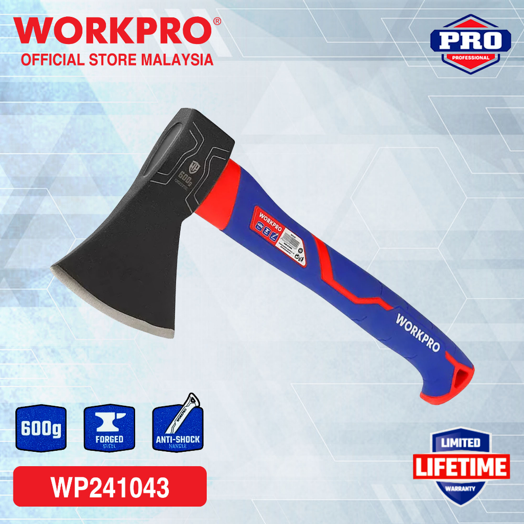 WORKPRO Axe With Fiberglass Handle 600g | Shopee Malaysia