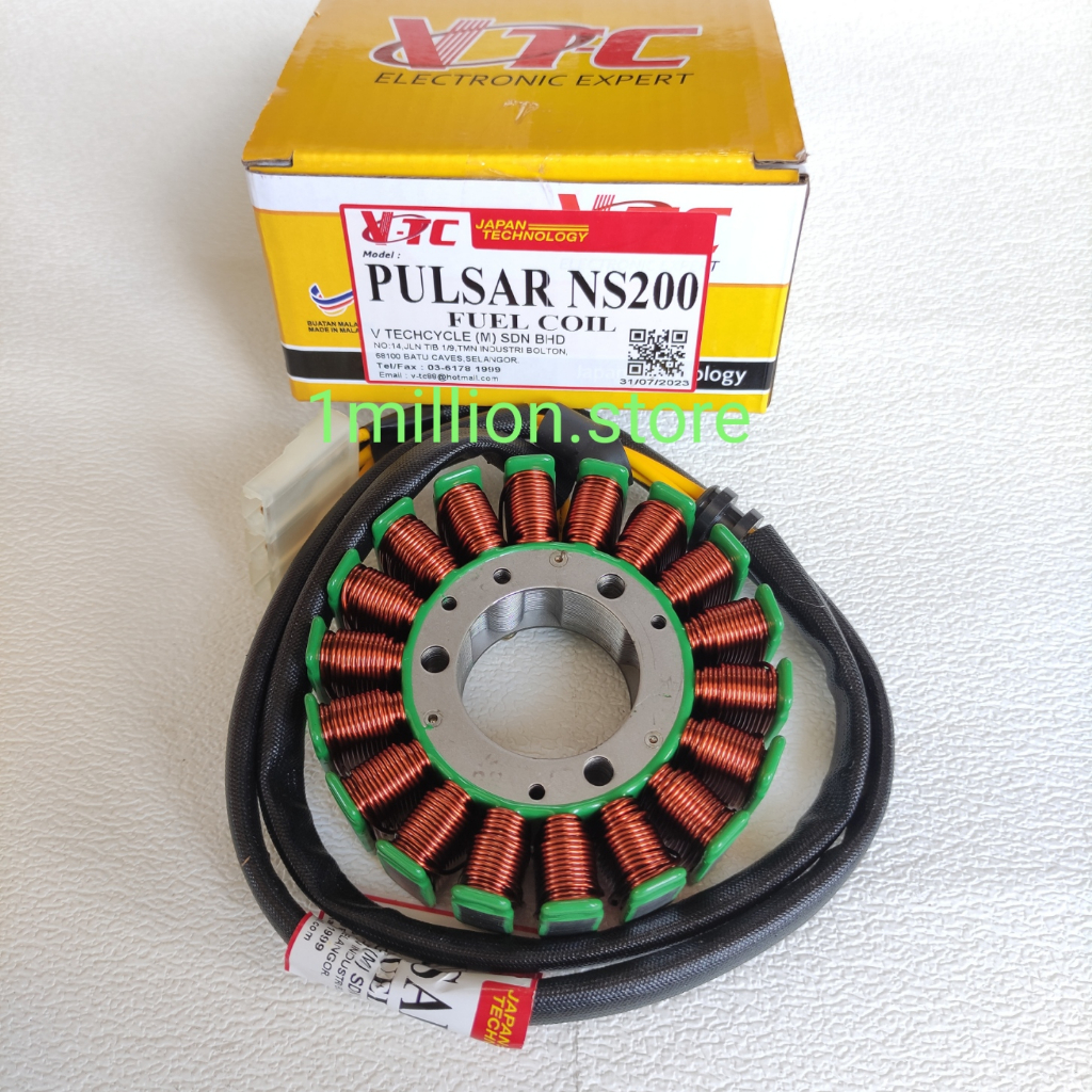 VTC FUEL COIL MAGNET STARTER COIL MODENAS PULSAR NS200 RS200 DOMINAR ...