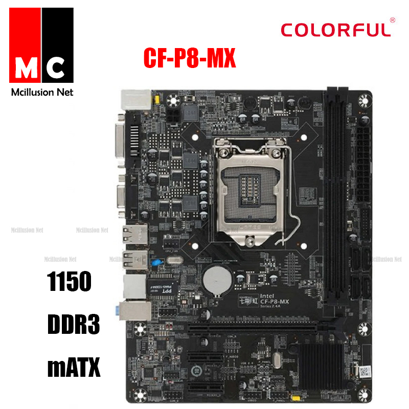 Colorful CF-H81-DV V20 Motherboard H81 Mainboard DDR3 LGA 1150 Mobo ...