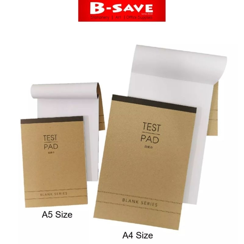 MASTERPRINT Test Pad Blank Series A5/A4 70gsm 70 Sheets | Shopee Malaysia