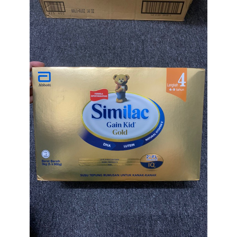 Similac Gain Kid Gold 3kg/ Step 4 Exp:2024/02🔥 | Shopee Malaysia