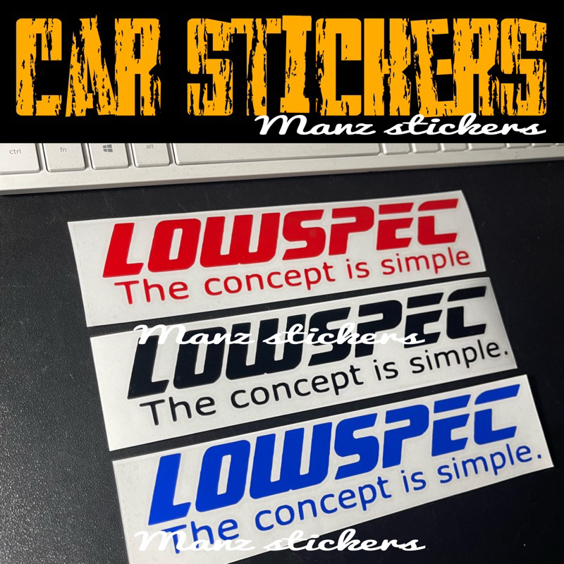 LOW SPEC / CAR STICKER LOWSPEC | Shopee Malaysia